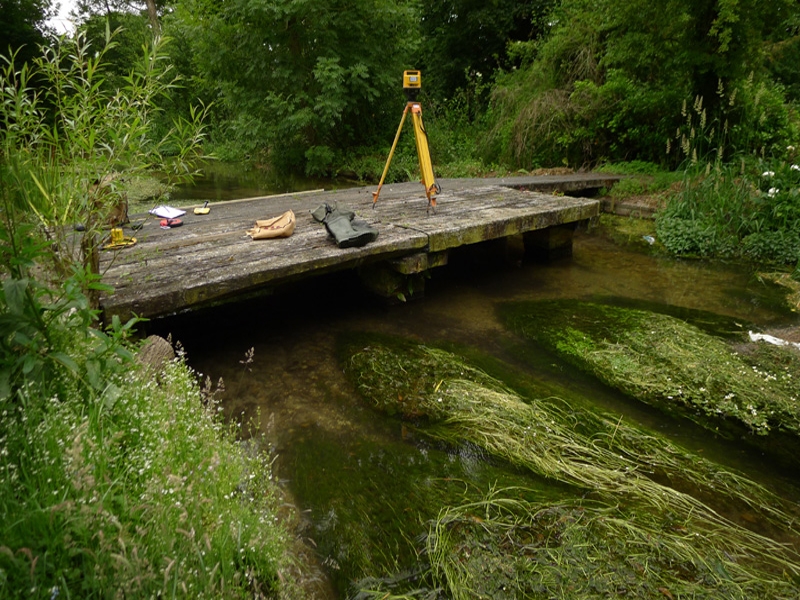 Bridge construction and riverbank restoration - Hampshire Land And Water